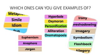 Literary Devices used in narrative and poetry | PPTX