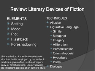 Literary Devices and its elements in fiction.pptx