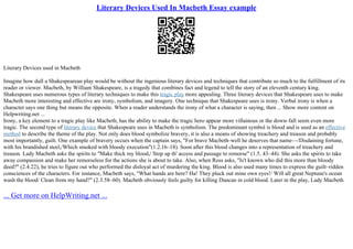 Literary Devices In Out, Out By Robert Frost | PPT