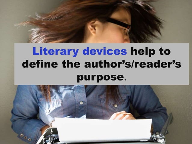 Literary devices power point | PPTX | Poetry | Books and Literature