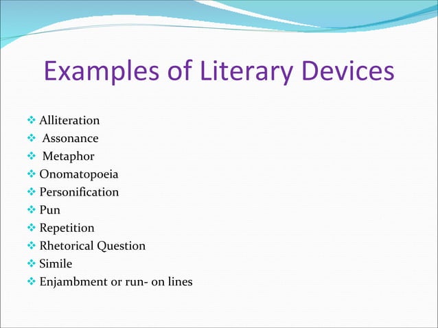 Literary devices presentation | PPT