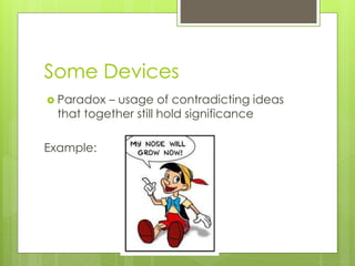 Literary Devices (To Kingdom Come) | PPT