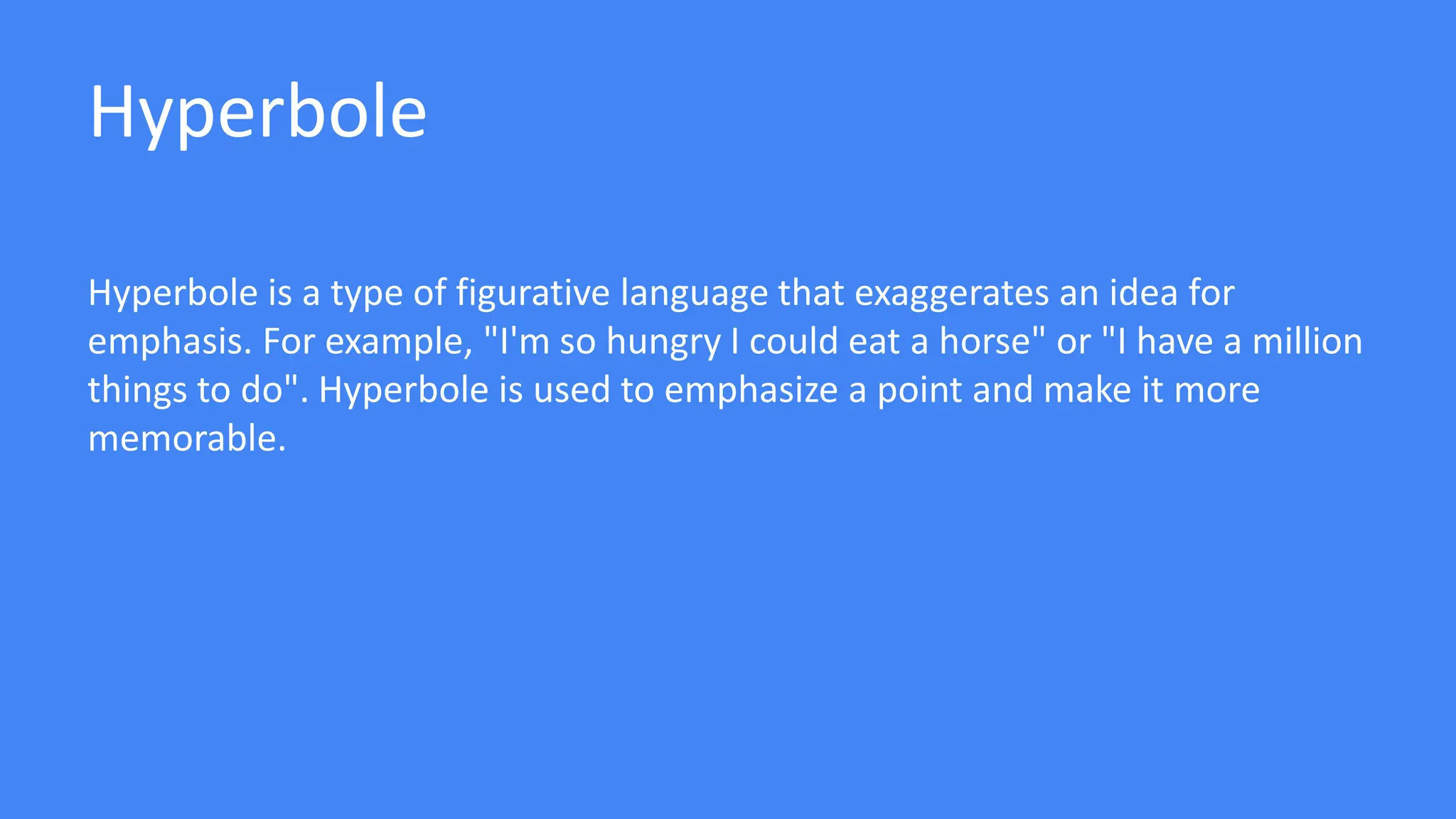 Literary device such as simile,metaphor,personification and hyperbole.pptx