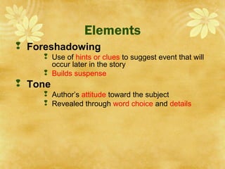 Literary Elements | PPT