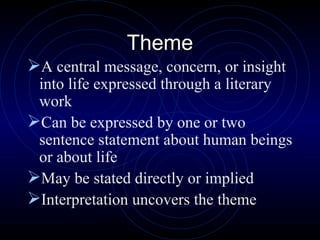Literary Elements | PPT