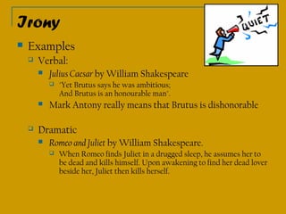 Literary elements and devices | PPT