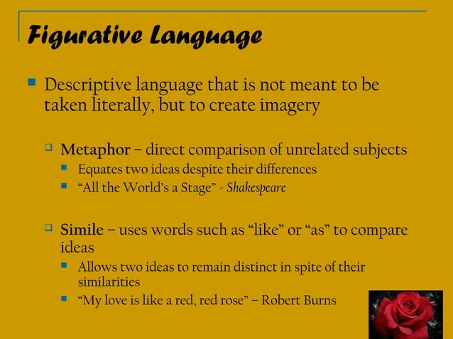 Literary elements and devices | PPT