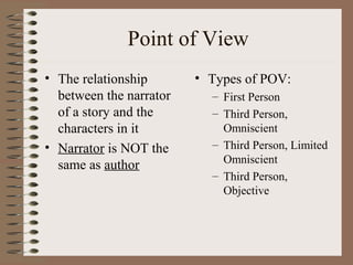 Literary elements chapter one | PPT