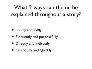 Literary elements review ppt | PPT