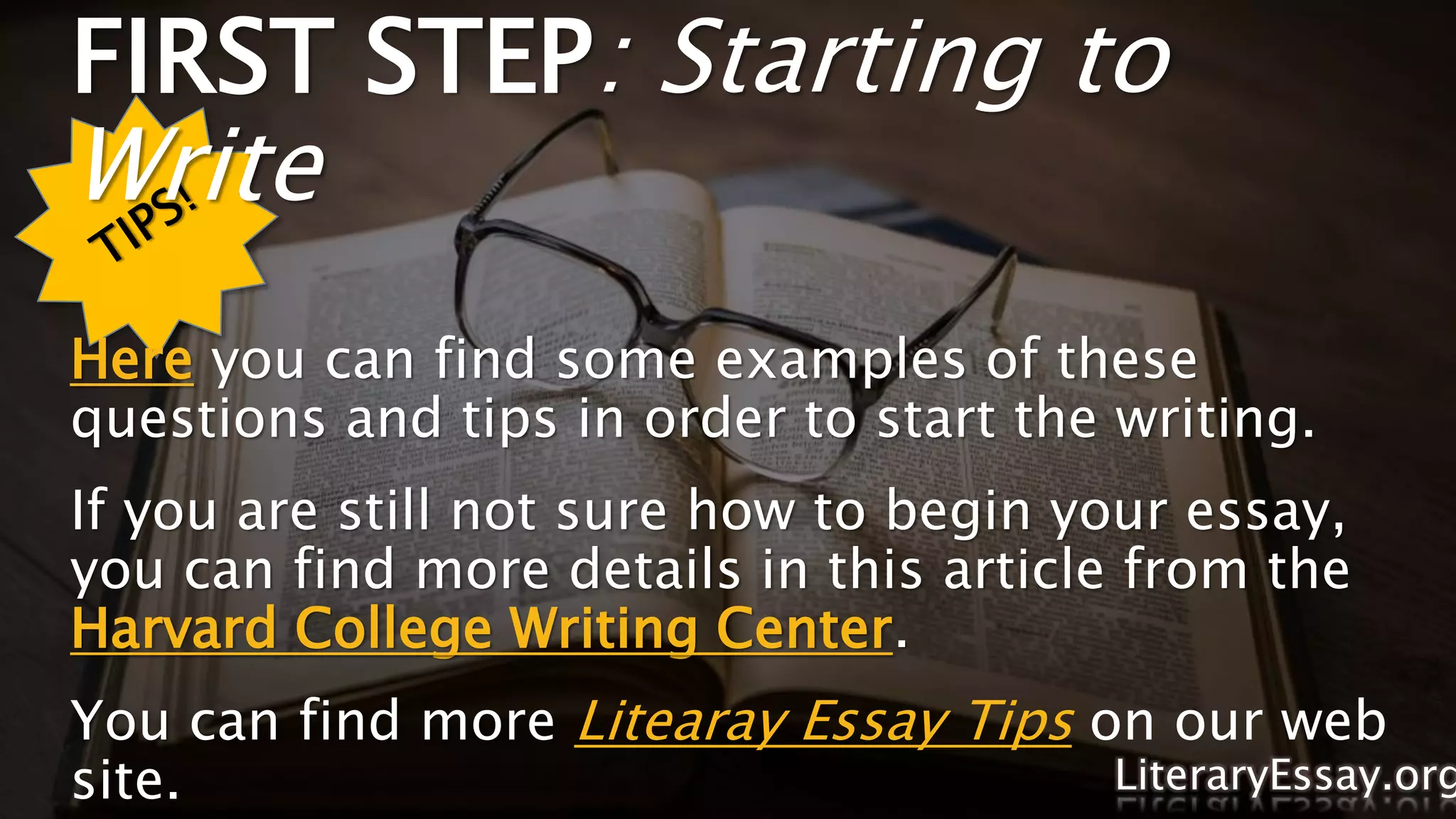 Literary Essay Format and Tips | PPTX