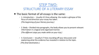 Literary essay - Tsotsi | PPTX | Fiction | Books and Literature