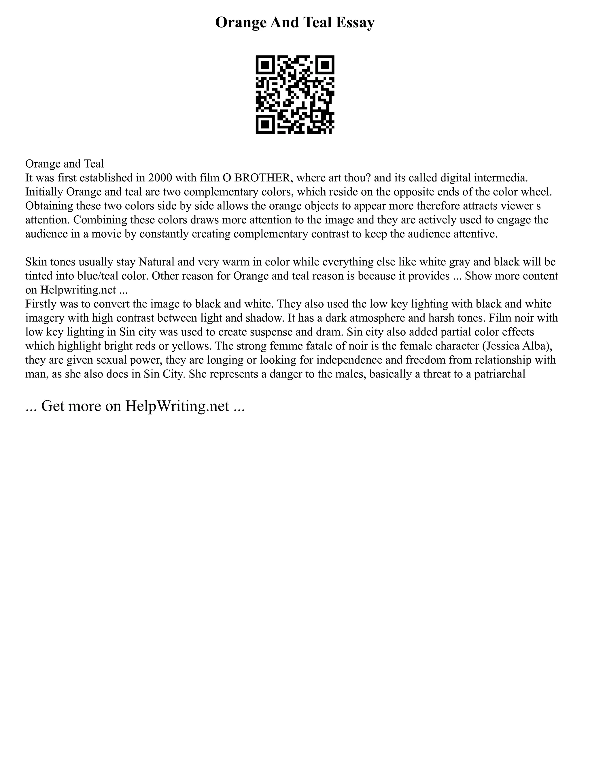 Literary Essay Outline Sample - English 102 | PDF
