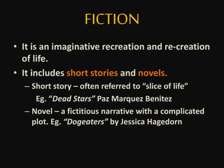 LITERARY GENRE (FICTION) | PPTX