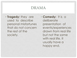 Literary genres | PPTX