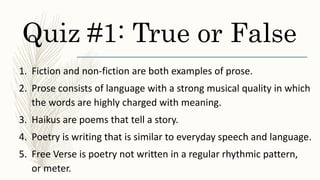 Literary genres | PPT