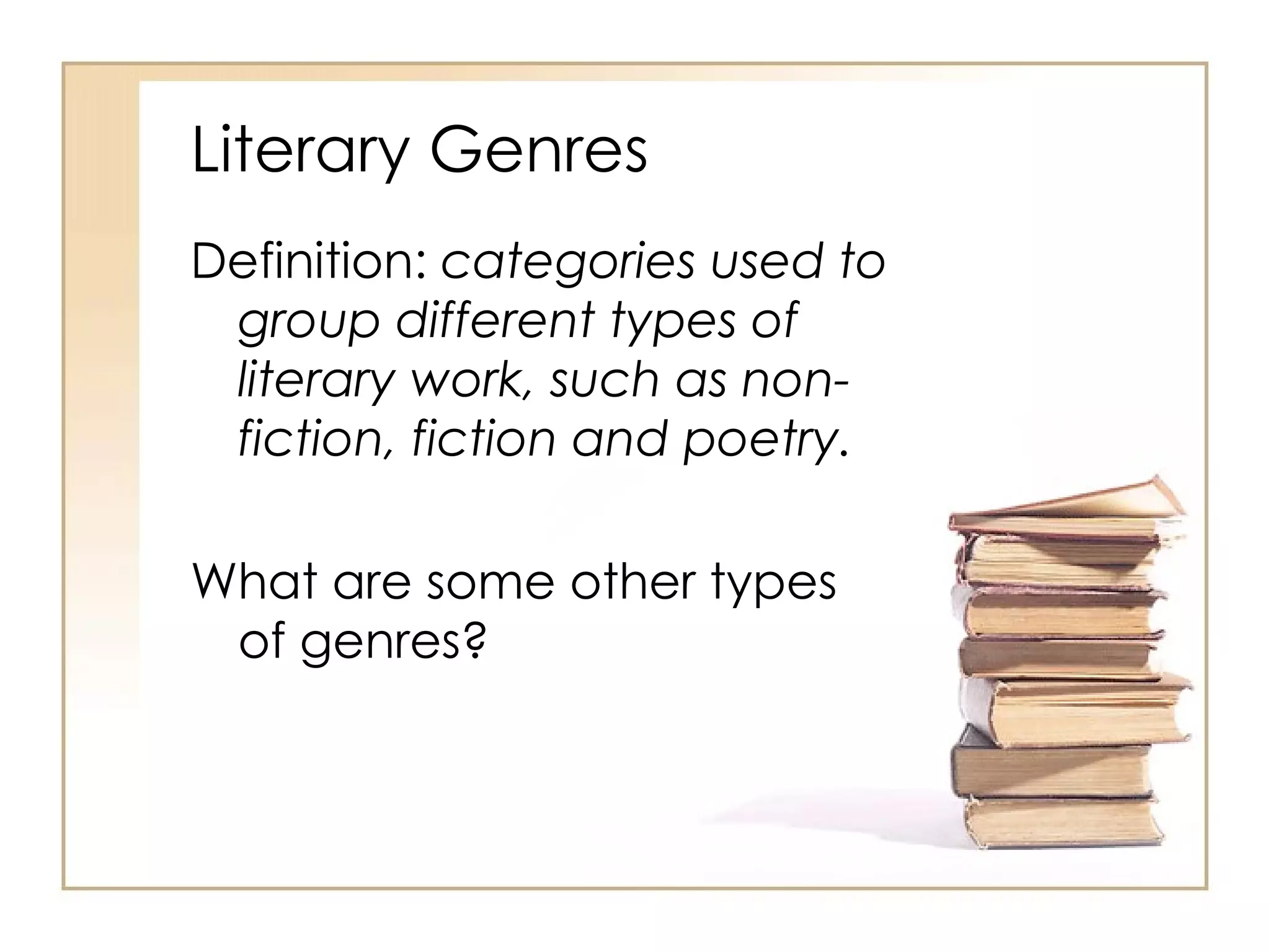 Literary Genres[1] | PPT
