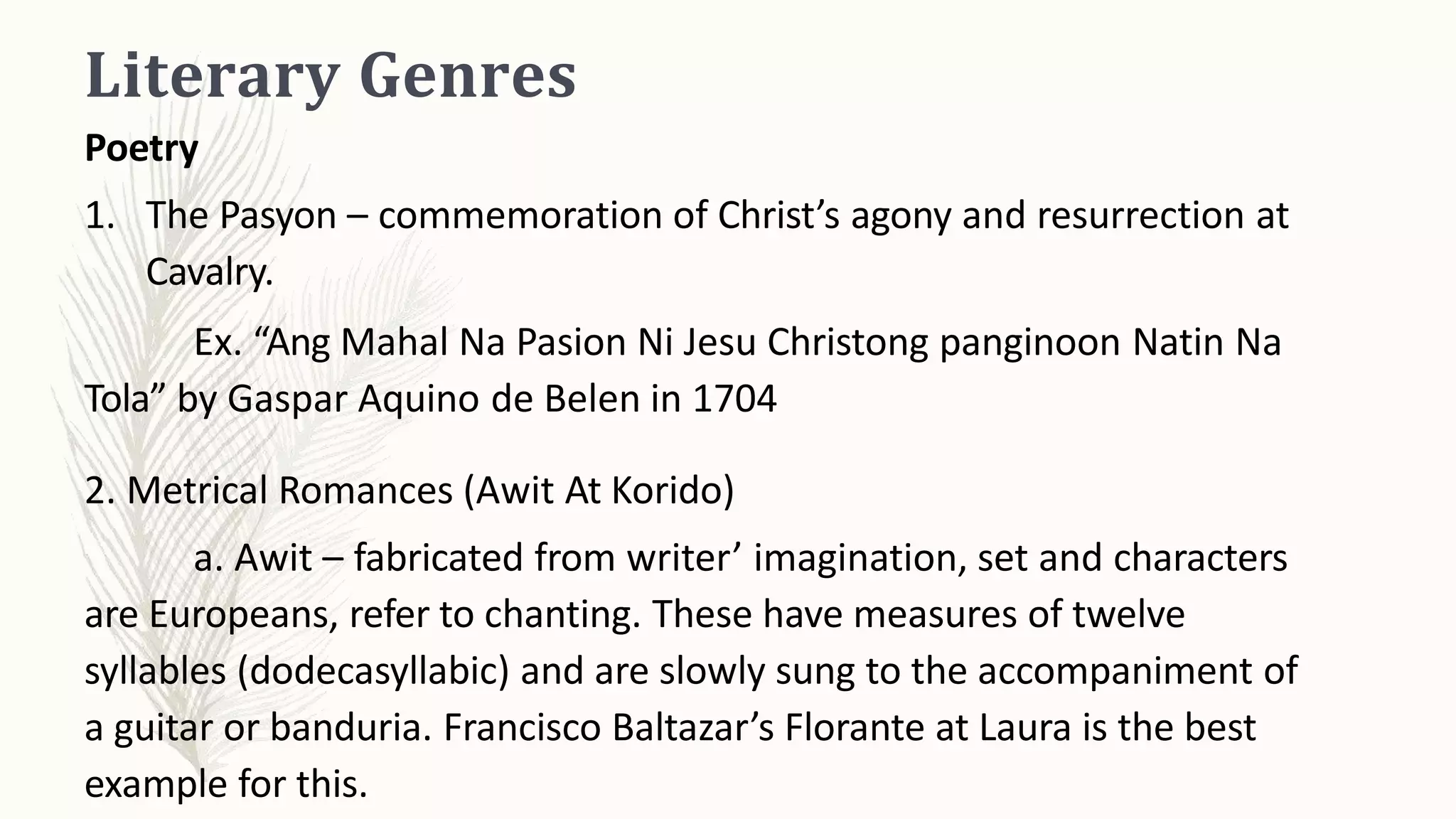 Literary Genres during Spanish Period.pptx