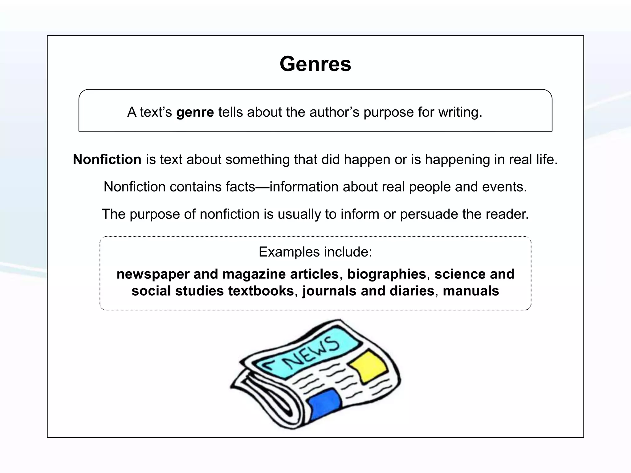 Literary Genres Introduction.ppt