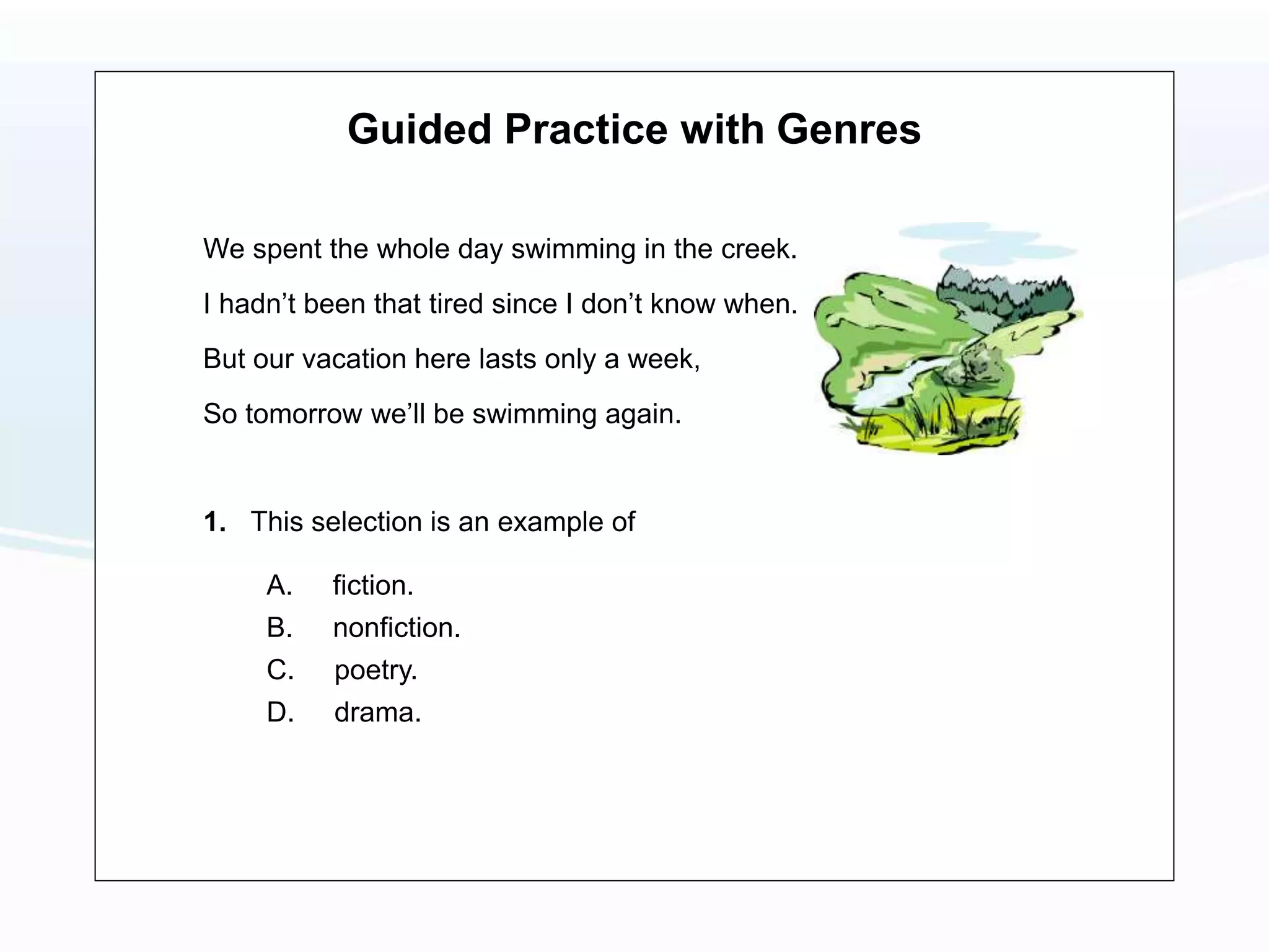 Literary Genres Introduction.ppt