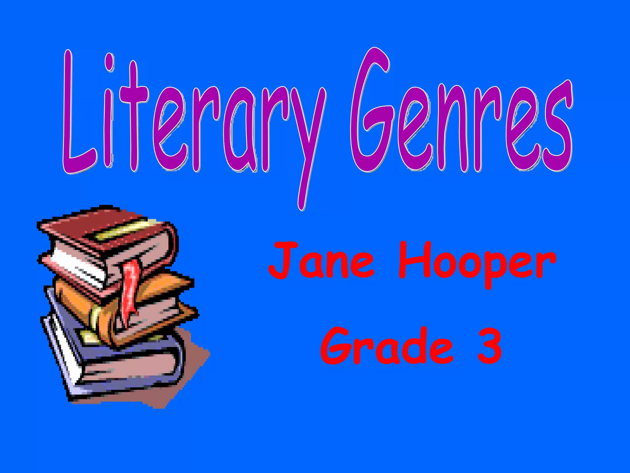 Literary Genres Pp Presentation | PPT