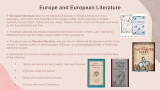 LITERARY GENRES, TRADITIONS, AND FORMS ACROSS THE WORLD - LESSON 2.pptx