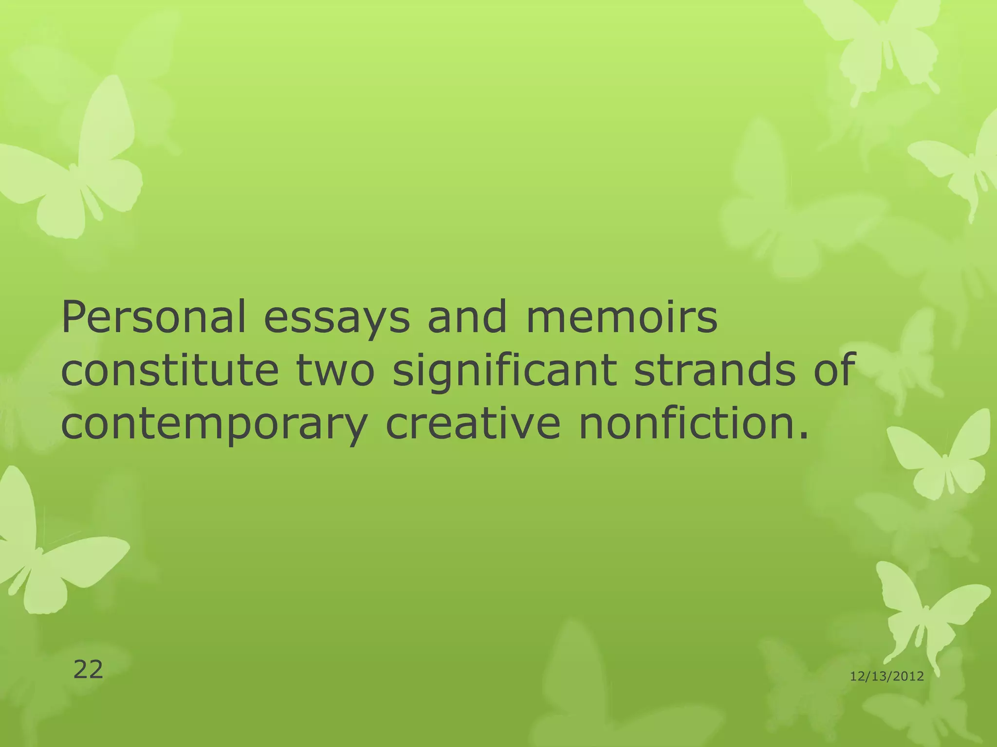 Literary journalism | PPTX