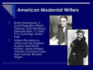 American Modernism In Literature