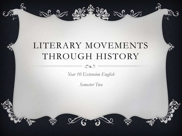 Literary movements | PPTX