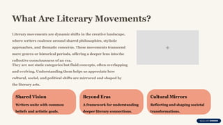 Literary Movements_ The Evolution of Ideas and Styles in Literature.pptx