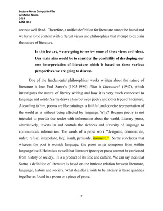 Literary periods movements | PDF