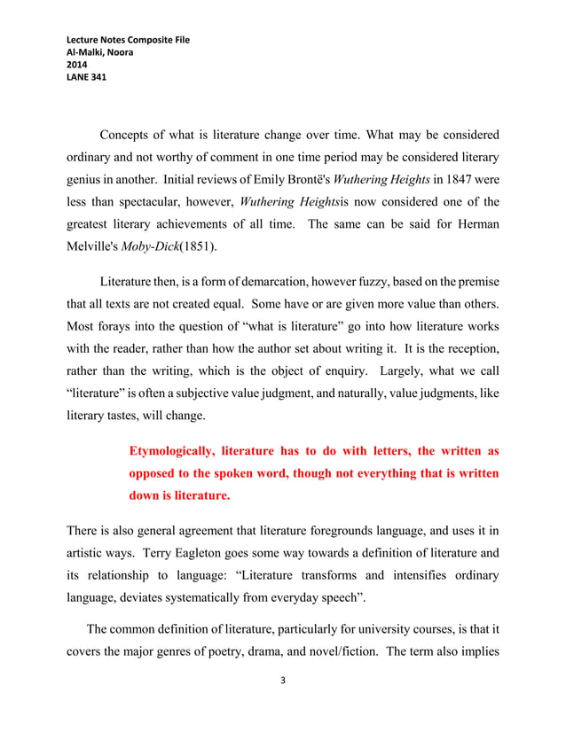 Literary periods movements | PDF