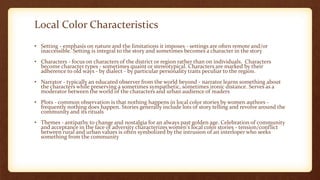 Literary realism and sub genres | PPTX