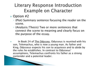 Literary Response And Style Analysis | PDF