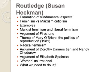 Feminism and Feminist Criticism | PPT