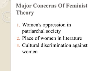 Feminism and Feminist Criticism | PPTX