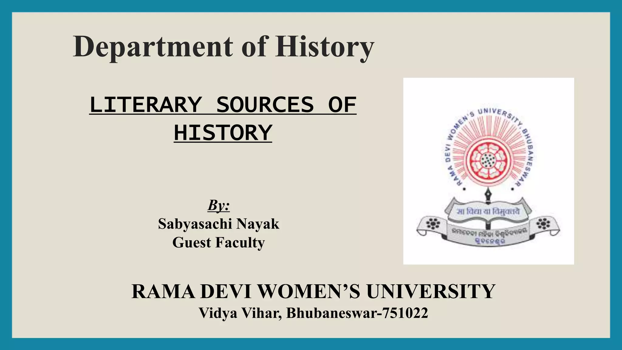 Literary Sources of History.pptx