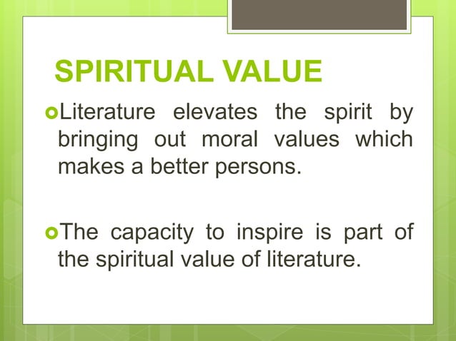 LITERARY STANDARDS | PPTX | Books and Literature