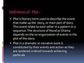 Literary term plot | PPTX | Fiction | Books and Literature