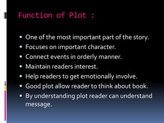 Literary term plot | PPTX | Fiction | Books and Literature