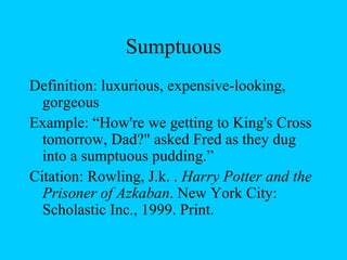 Literary terms | PPT | Fiction | Books and Literature