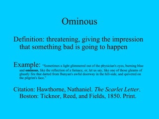 Literary terms | PPT | Fiction | Books and Literature