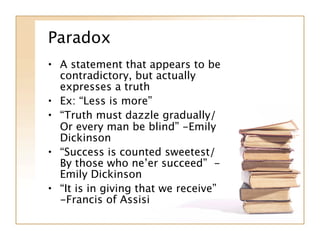 Literary terms | KEY