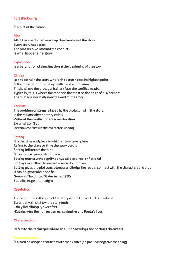 Literary terms | PDF