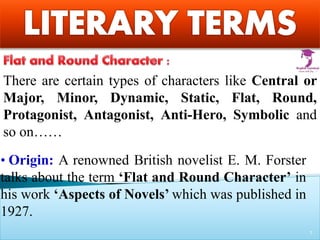 Allegory and Flat and Round Character | PPT