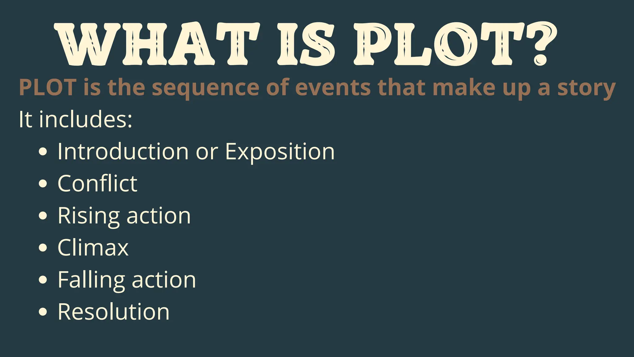 Literary Devices: characters, themes , plot and more! | PPT