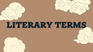 Literary Devices: characters, themes , plot and more! | PPT