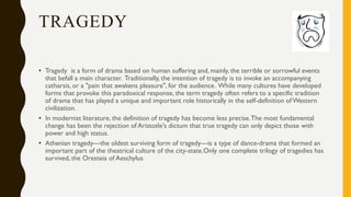 Literary Terms in English Drama | PDF