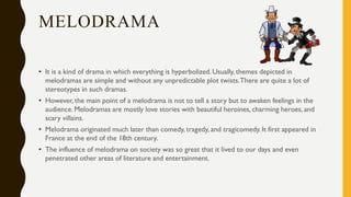 Literary Terms in English Drama | PDF