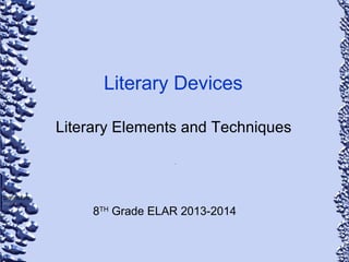 Literary terms teaching1 | PPT