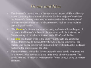 Literary Text As Poetic Structure | PPTX